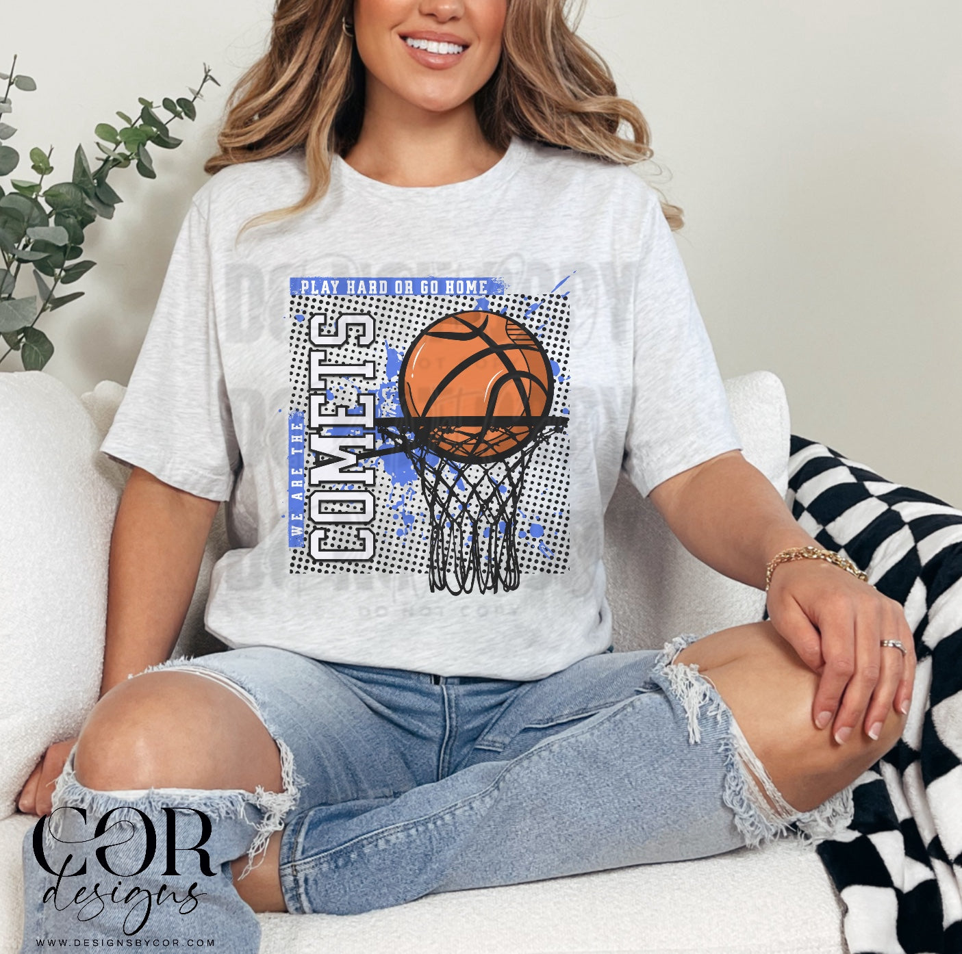 Comets Basketball (Blue) – Earthline Customs