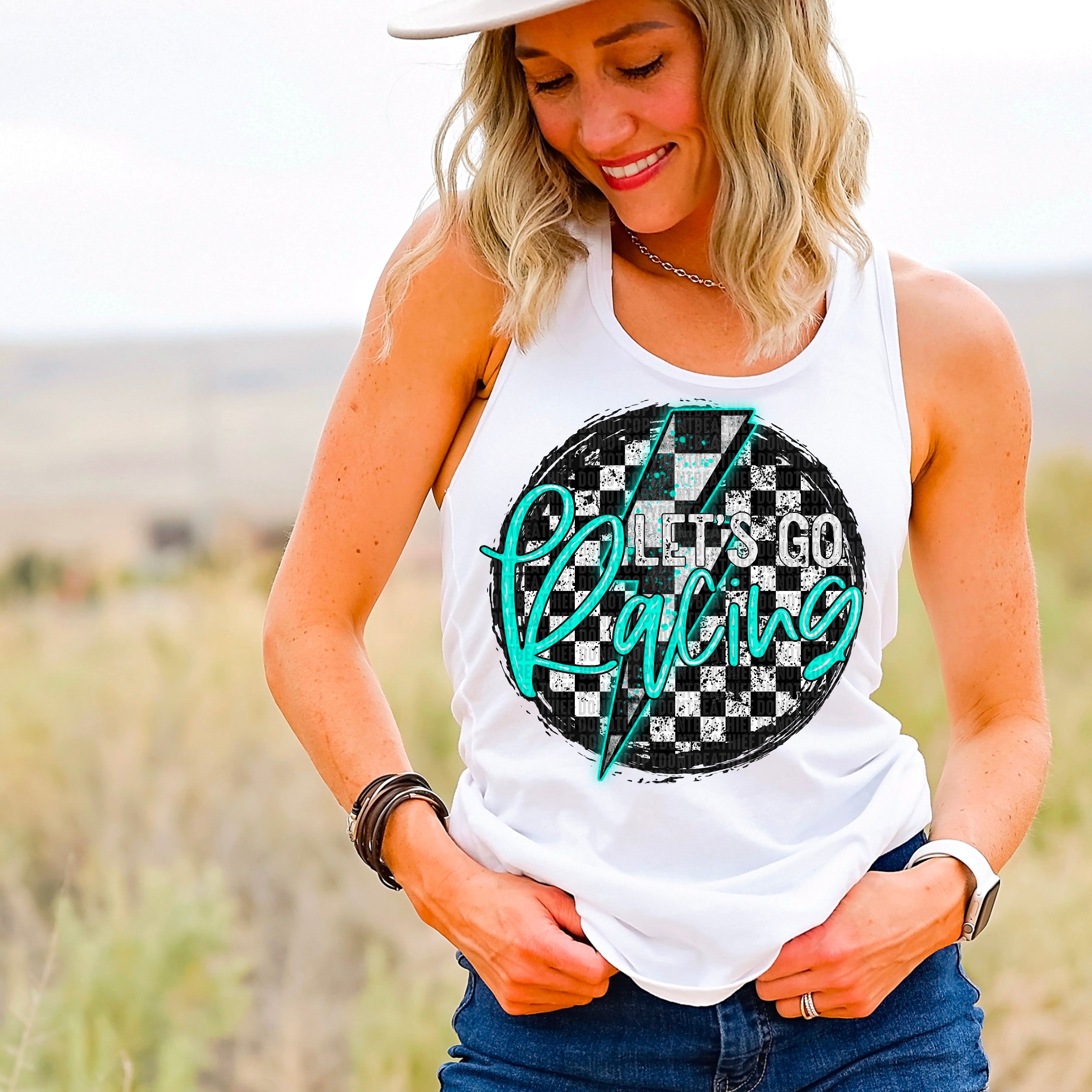 Let's Go Racing-Blue – Earthline Customs