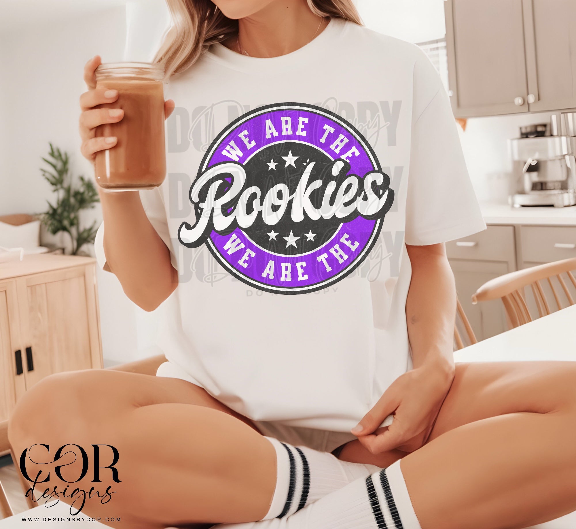 We Are The Rookies Purple And Black Circle – Earthline Customs