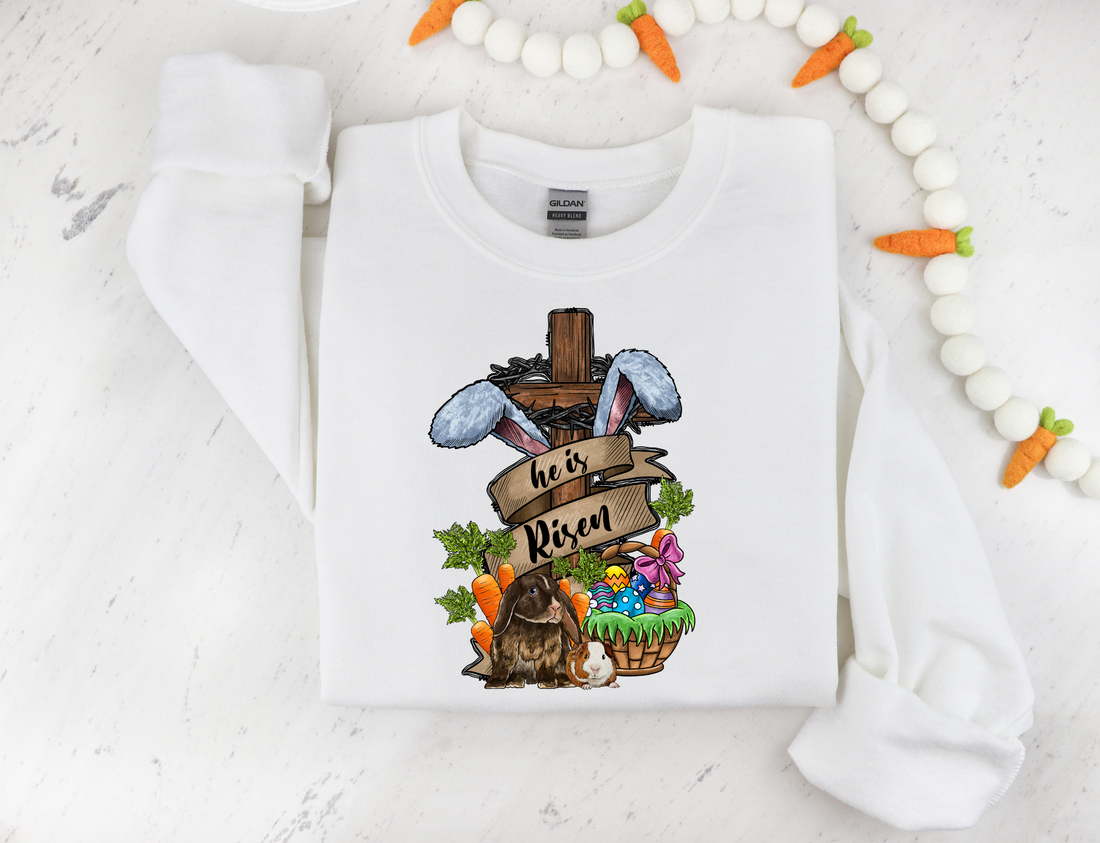 He Is Risen Barb Wire Cross – Earthline Customs