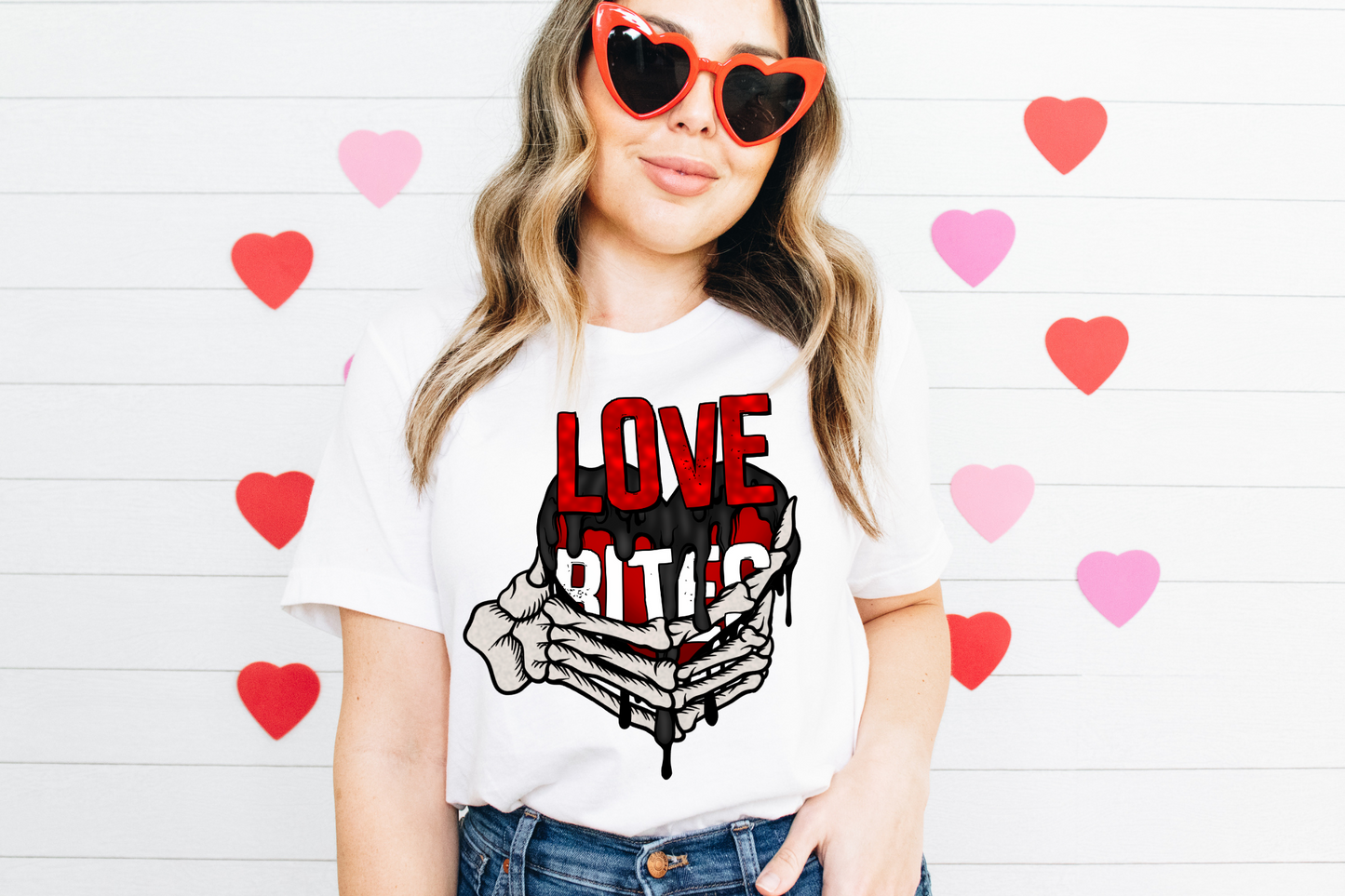 Love Bites Skeleton Hand With Heart – Earthline Customs