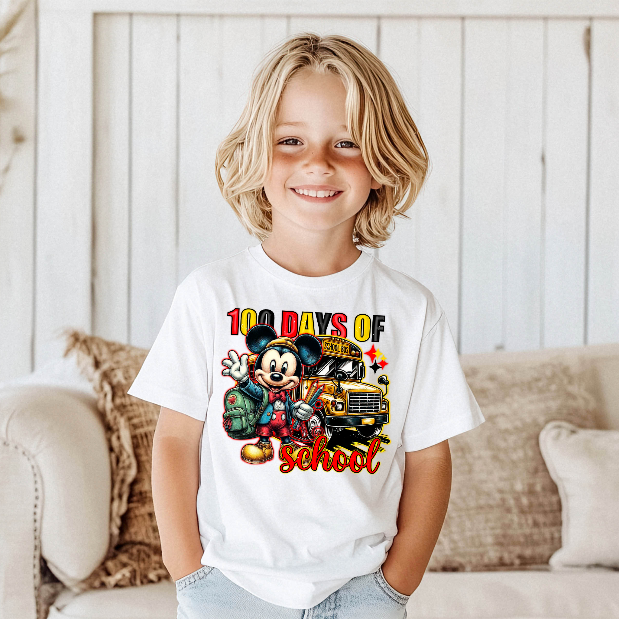 100 Days Of School Mickey Mouse – Earthline Customs