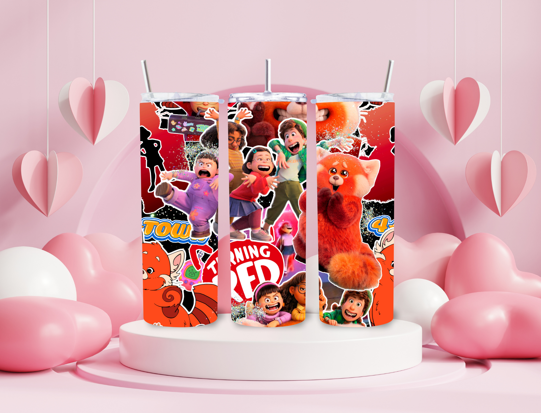 20oz Turning Red Cup Sublimation Wrap – Earthline Customs