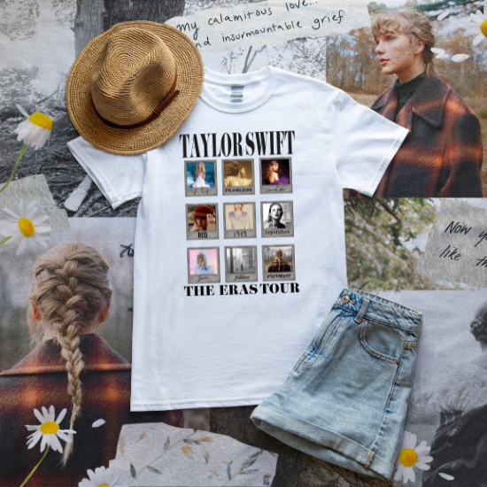 Eras Tour Album Covers Collage-DTF Transfer – Earthline Customs