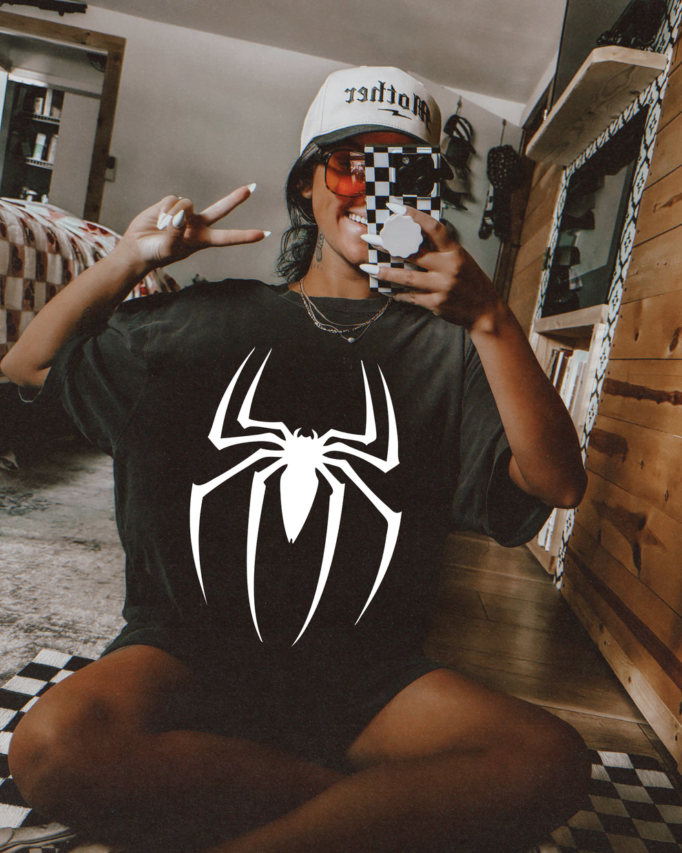 Spider Man Logo White – Earthline Customs