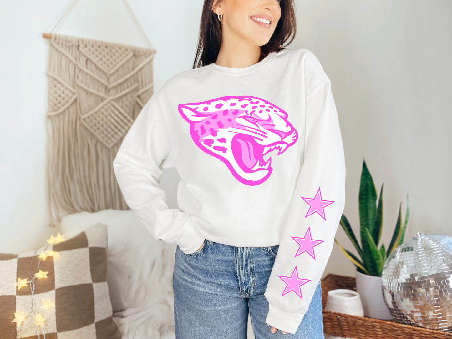 Jaguars Pink Football - FRONT ONLY – Earthline Customs