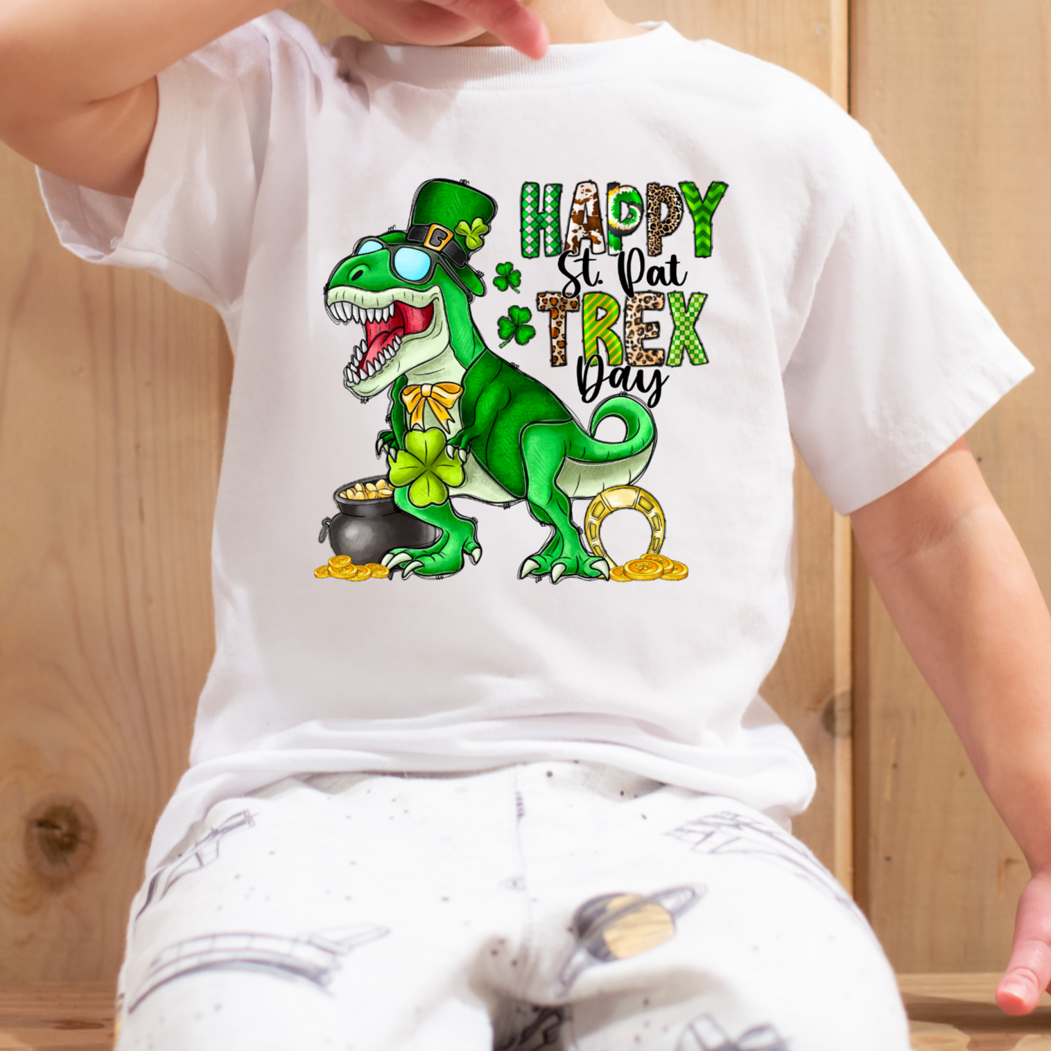 Happy St. Pat TREX Day- DTF Transfer – Earthline Customs