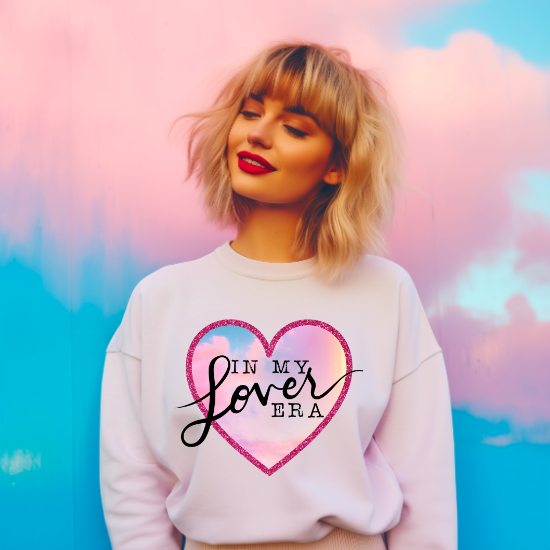 In My Lover Era Cloud Heart -DTF Transfer – Earthline Customs