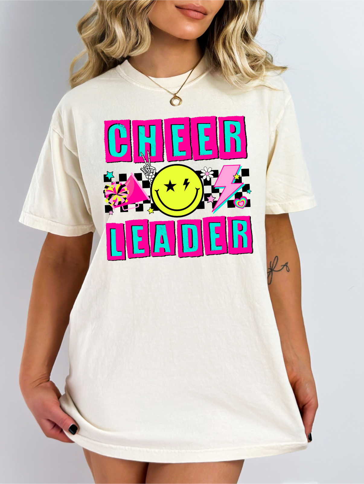 Cheer leader, black checkered – Earthline Customs