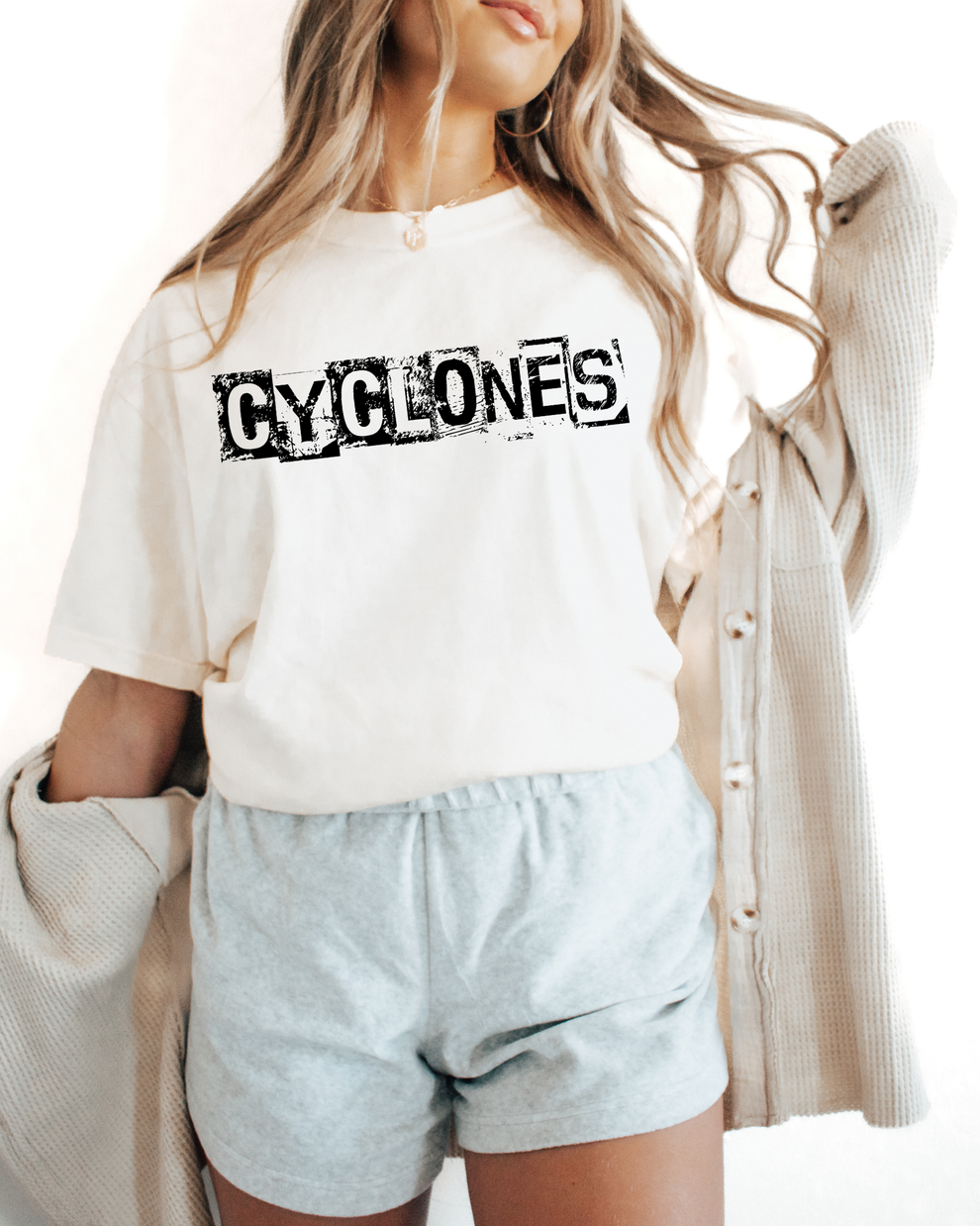 Cyclones Black And White Spray Paint Letters – Earthline Customs