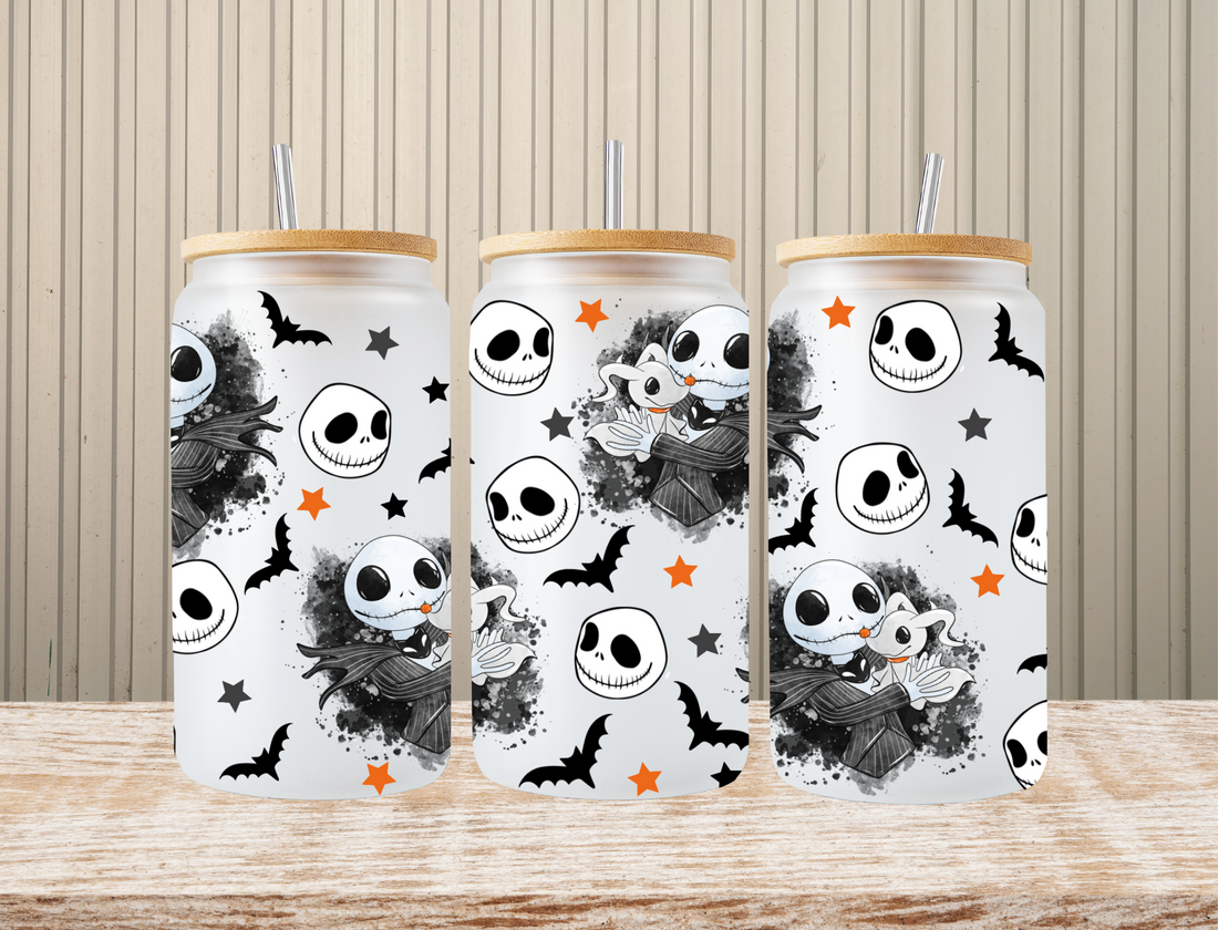 Jack Skellington and zero - UV Libby Wrap – Earthline Customs