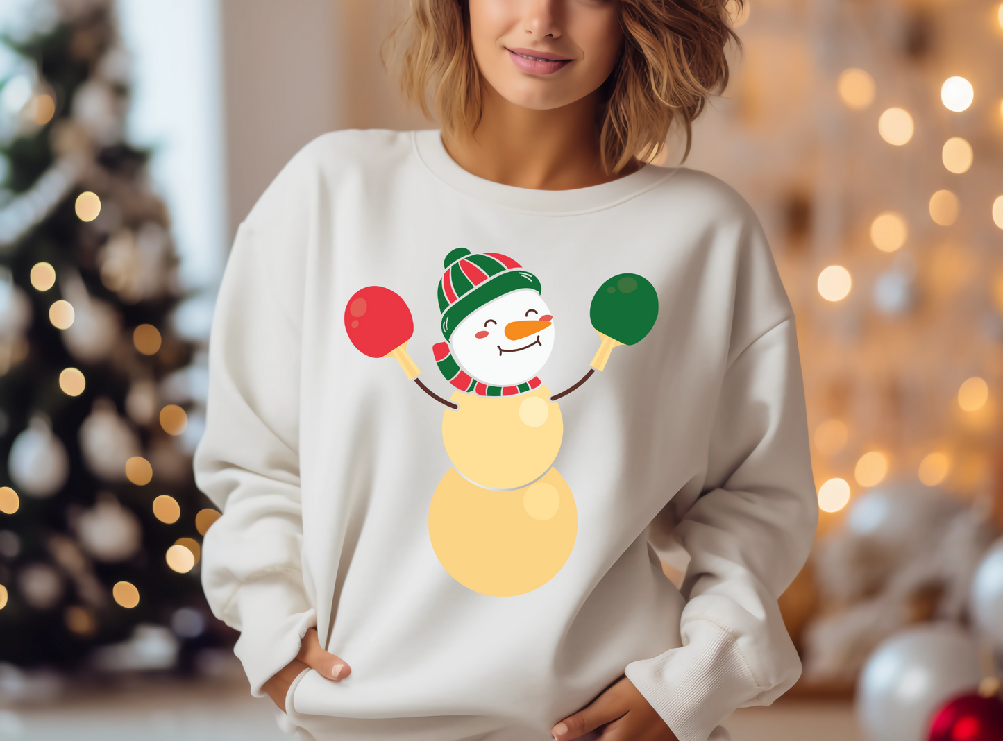 Ping pong ball snowman – Earthline Customs