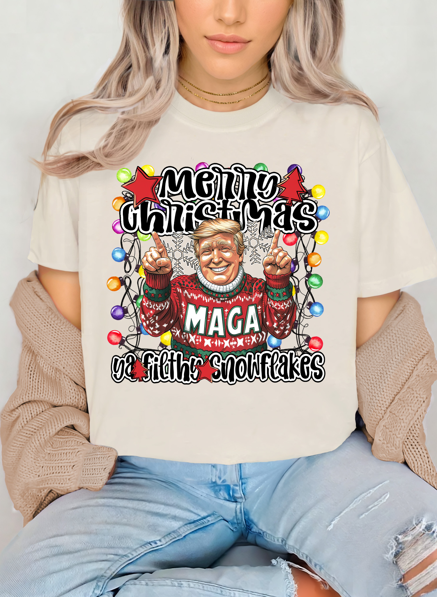 Merry Christmas MAGA ya filthy snowflakes – Earthline Customs