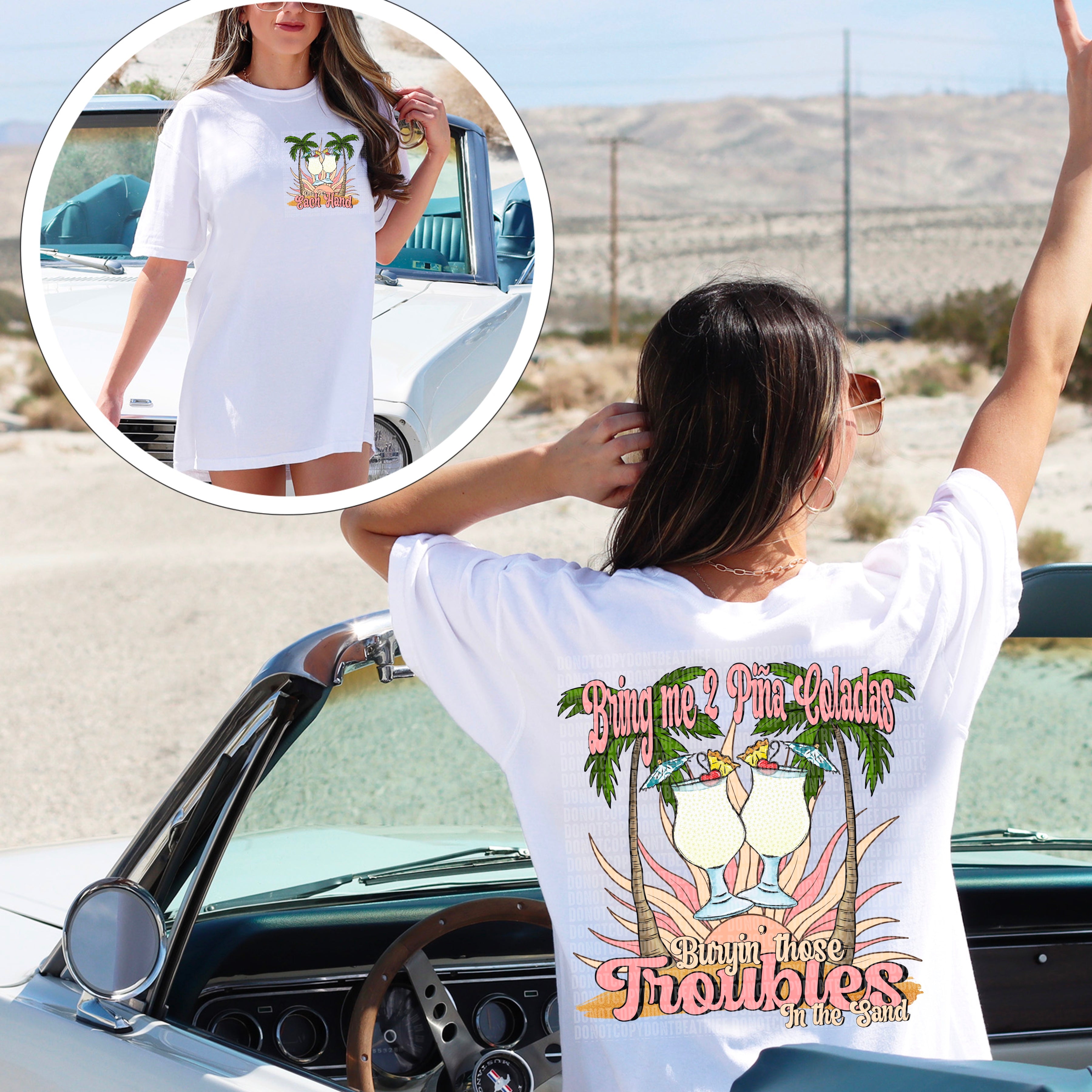 Bring Me 2 Pina Coladas (BACK) - DTF Transfer – Earthline Customs