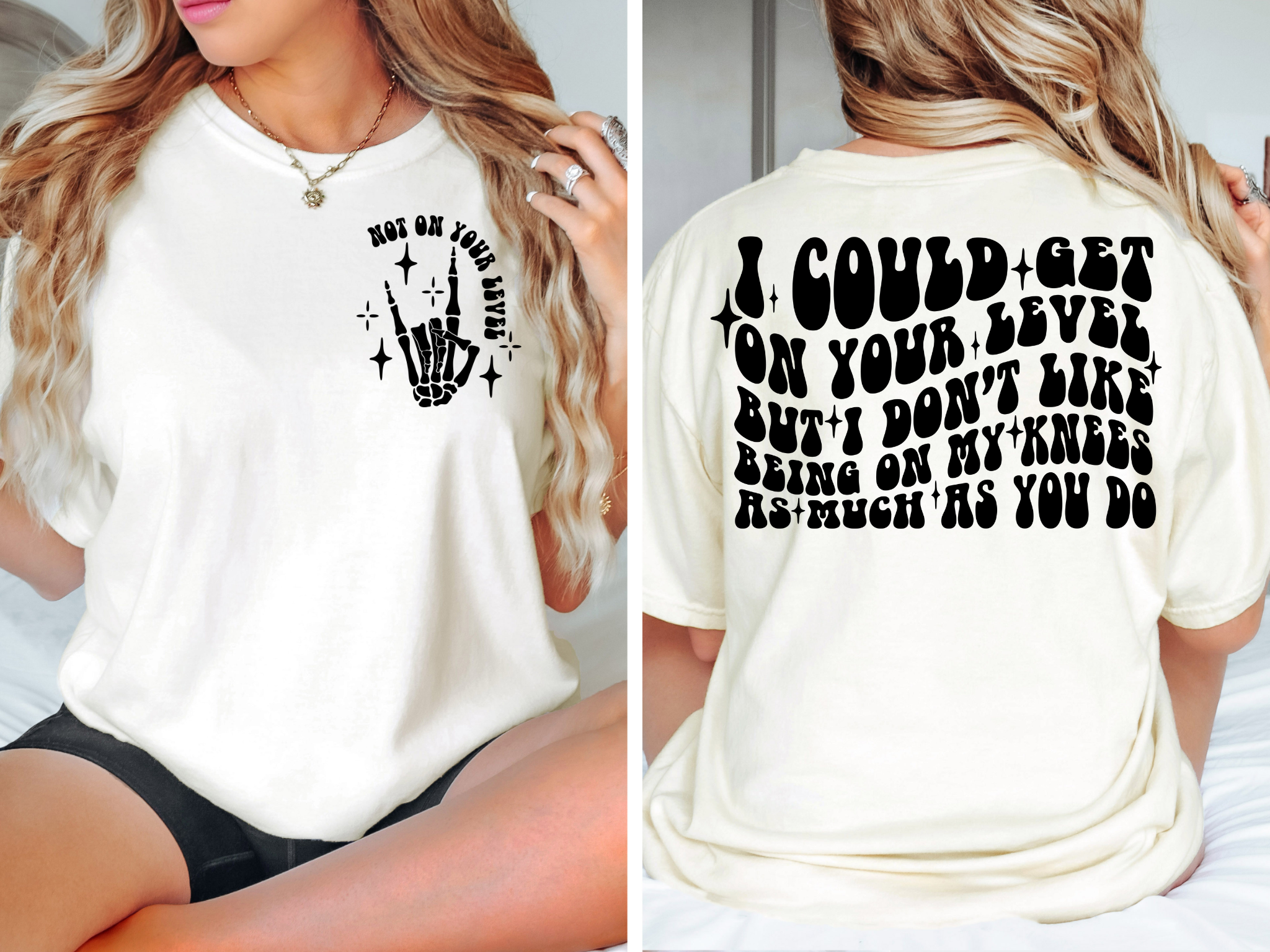I could get on your level but - back – Earthline Customs