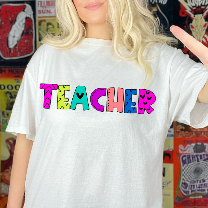 Teacher-blue purple and yellow – Earthline Customs