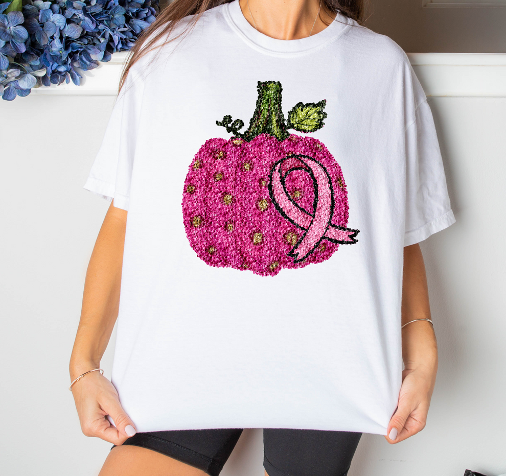 Breast cancer pumpkin – Earthline Customs