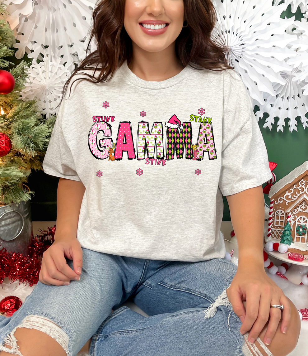 Gamma Grinch Christmas Doodle – Earthline Customs