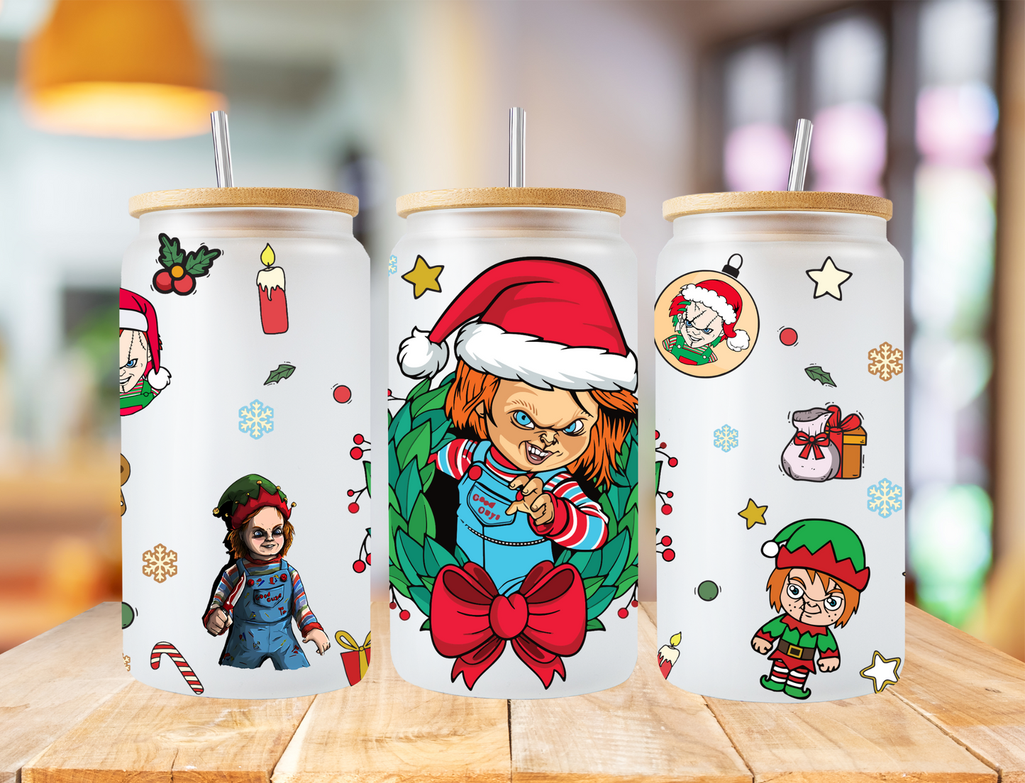 Chucky Christmas - UV Libby Wrap – Earthline Customs