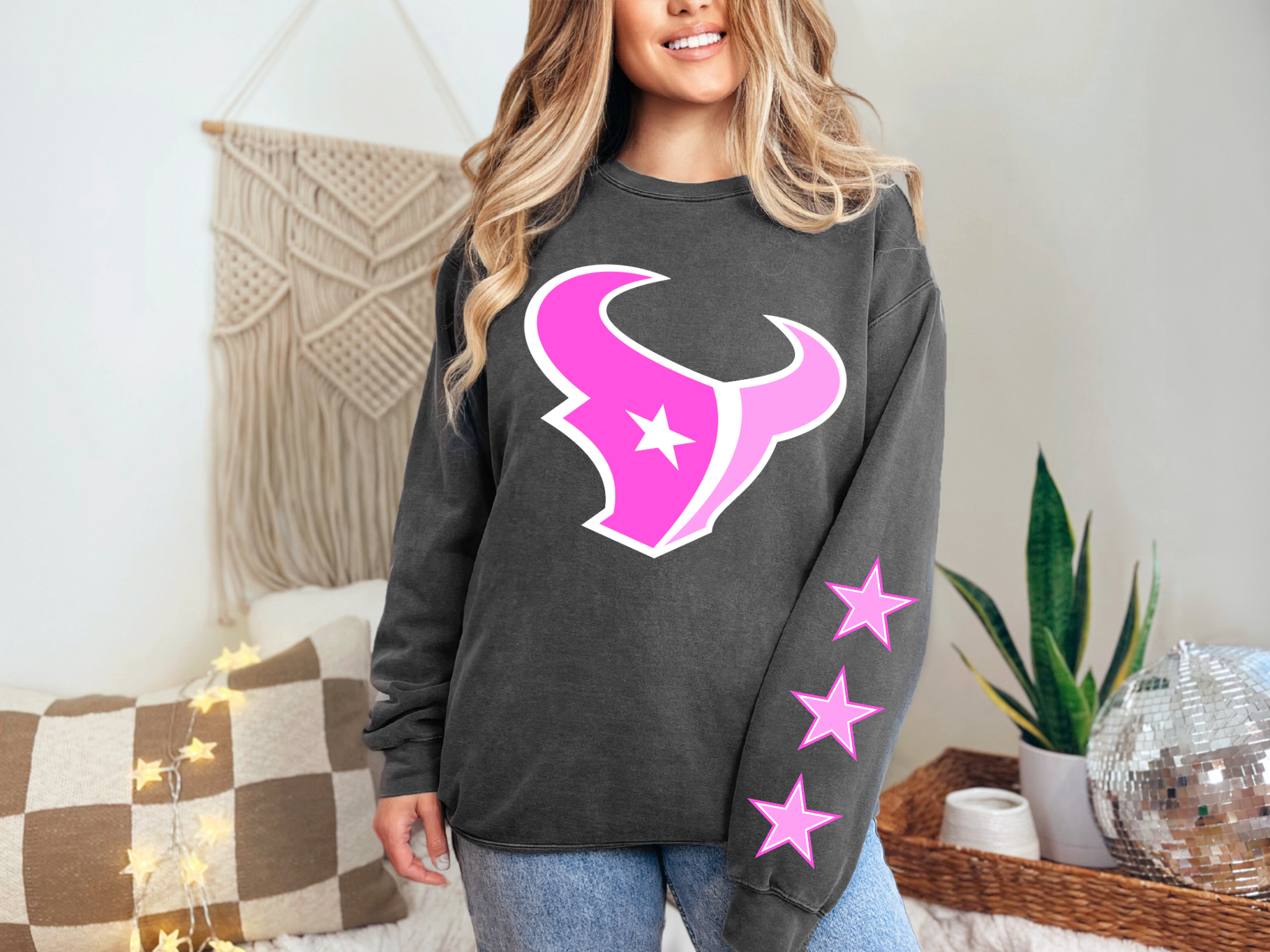 Texans Football - FRONT ONLY – Earthline Customs