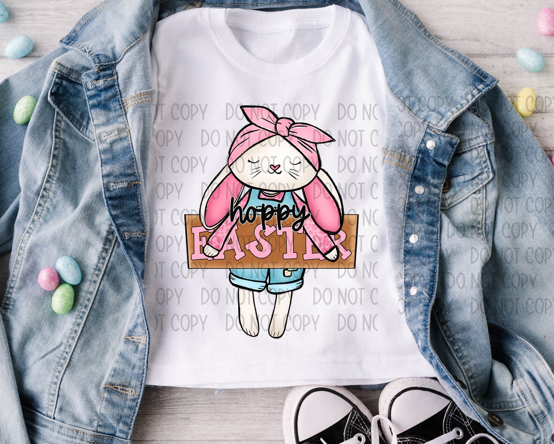 Hoppy Easter-Pink Bow – Earthline Customs