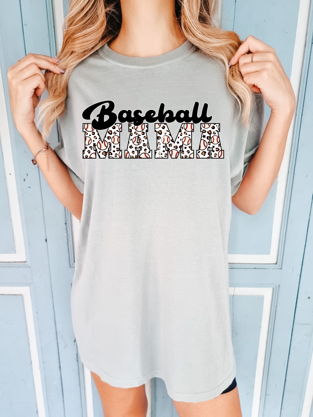 Baseball mama-cheetah print – Earthline Customs