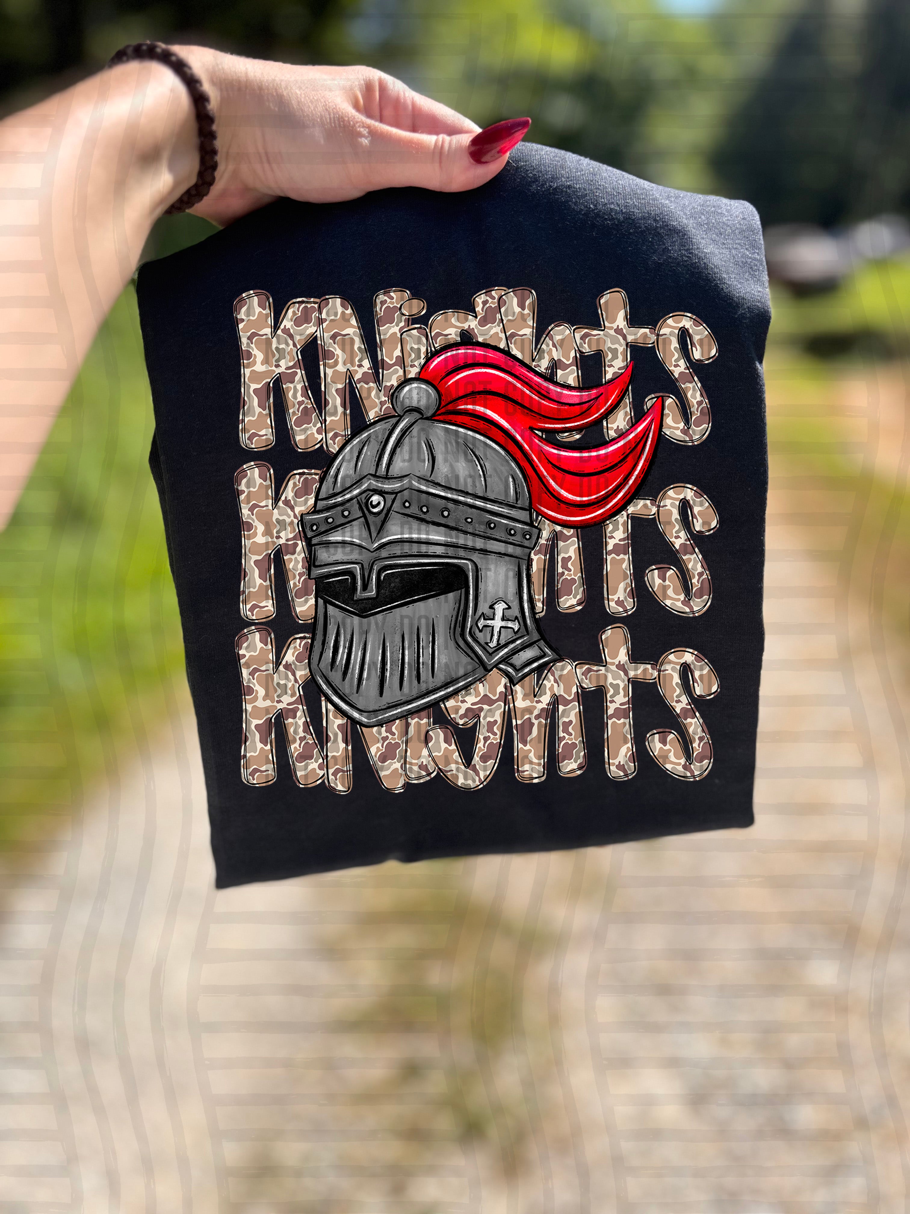 Camo Knights Red – Earthline Customs