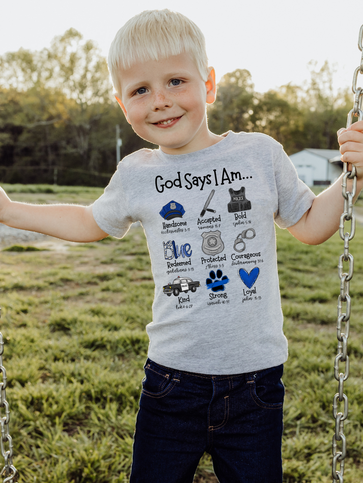 God Says I am... Police Officer – Earthline Customs