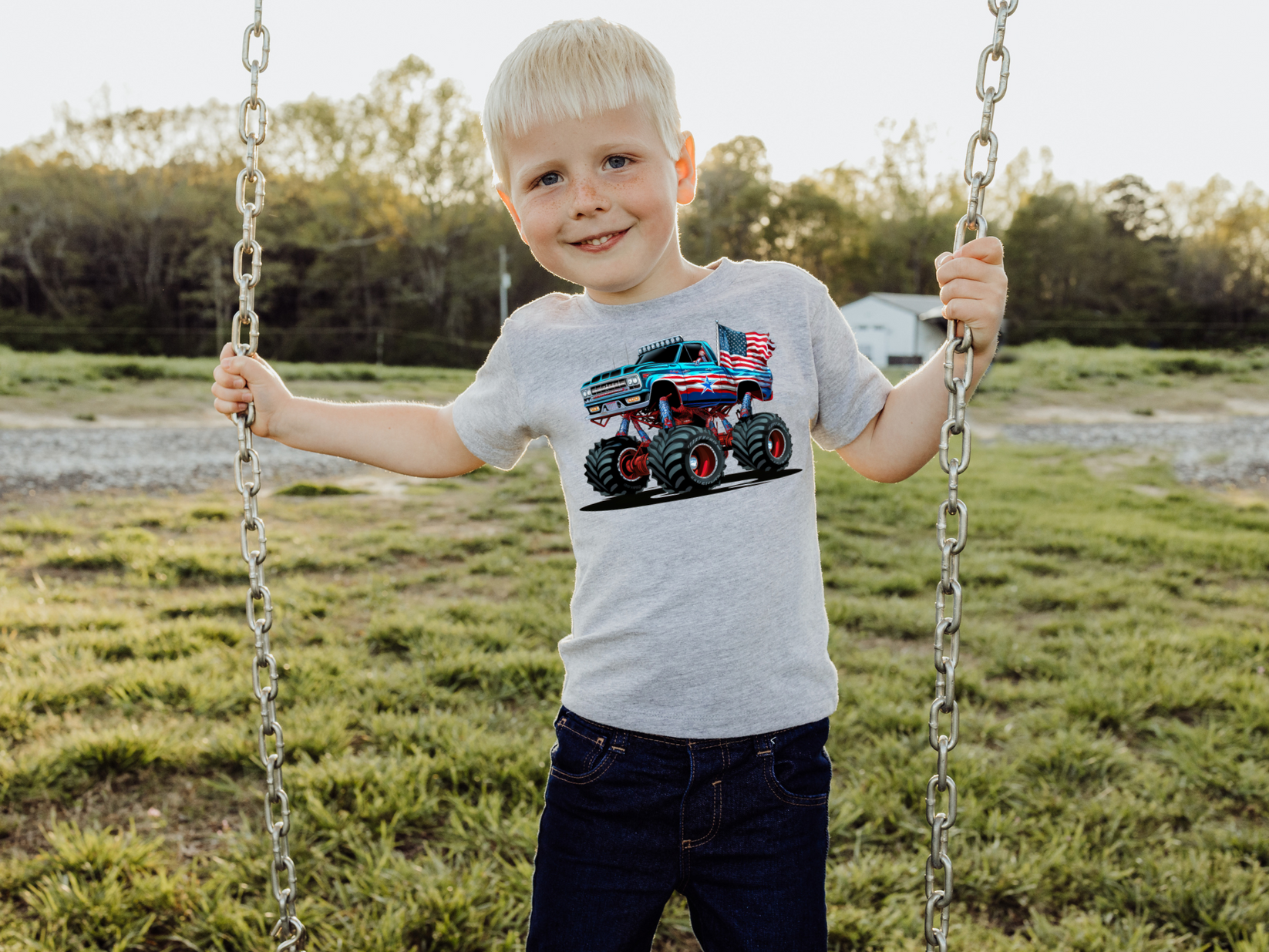 American Flag Monster Truck version 2 – Earthline Customs