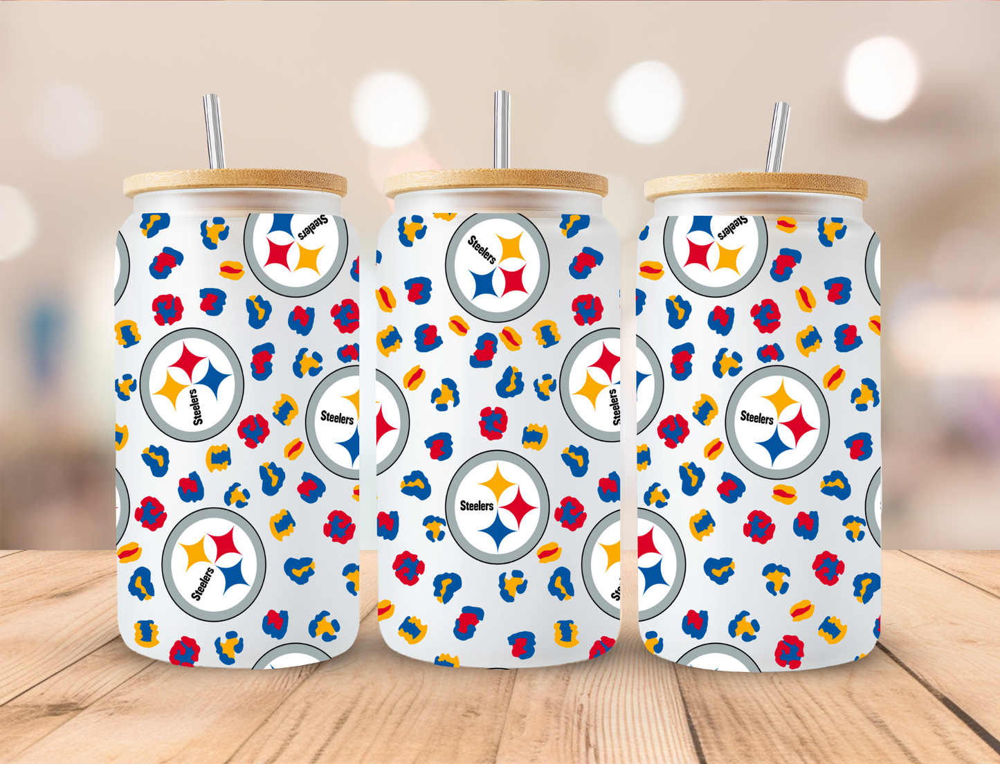 Steelers Leopard - UV Libby Wrap – Earthline Customs