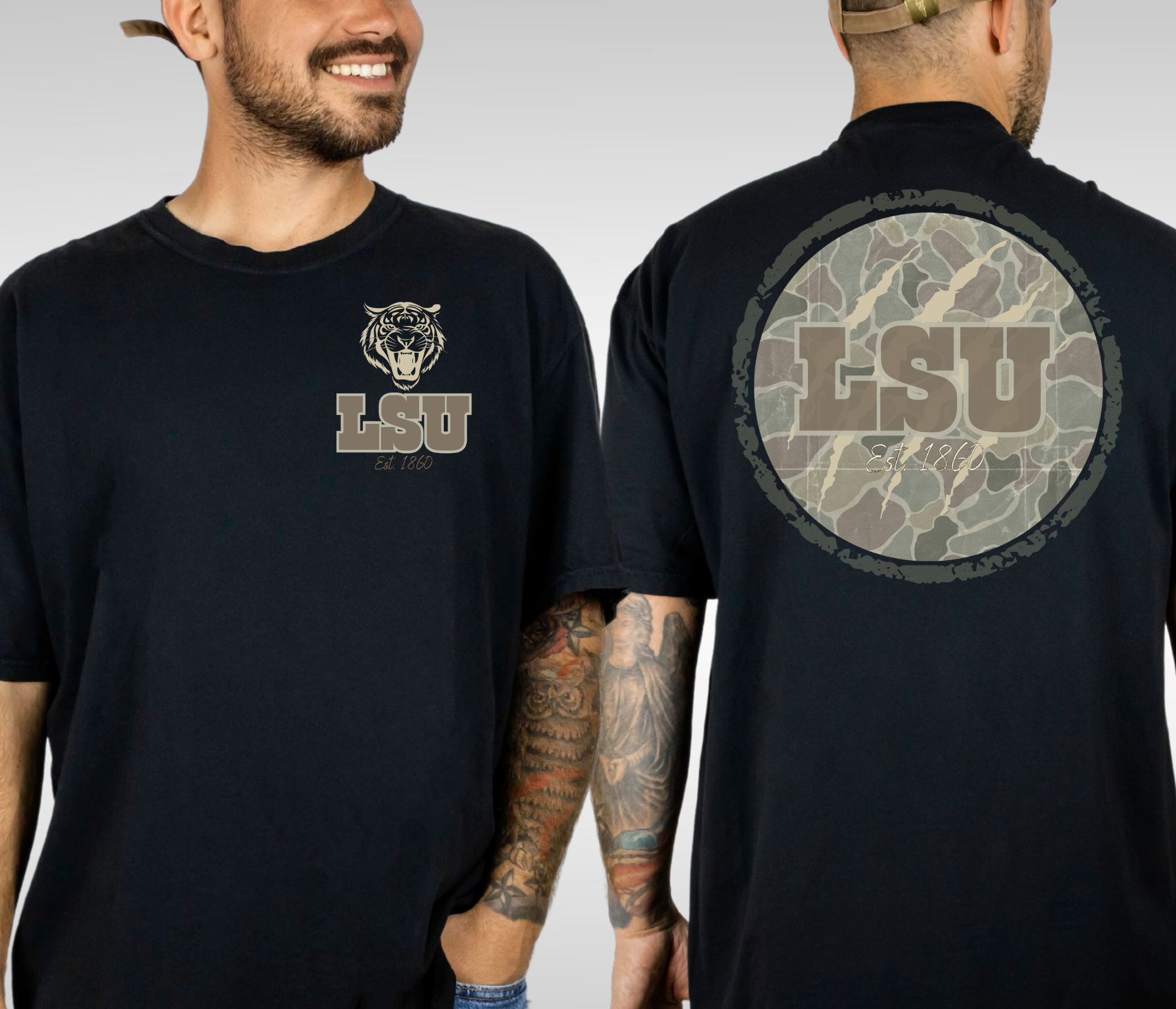 Camo LSU- BACK – Earthline Customs