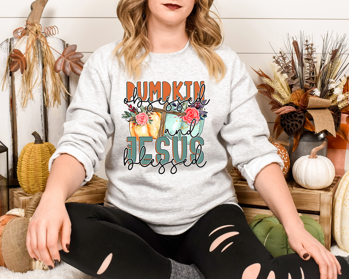 Pumpkin obsessed and Jesus blessed – Earthline Customs