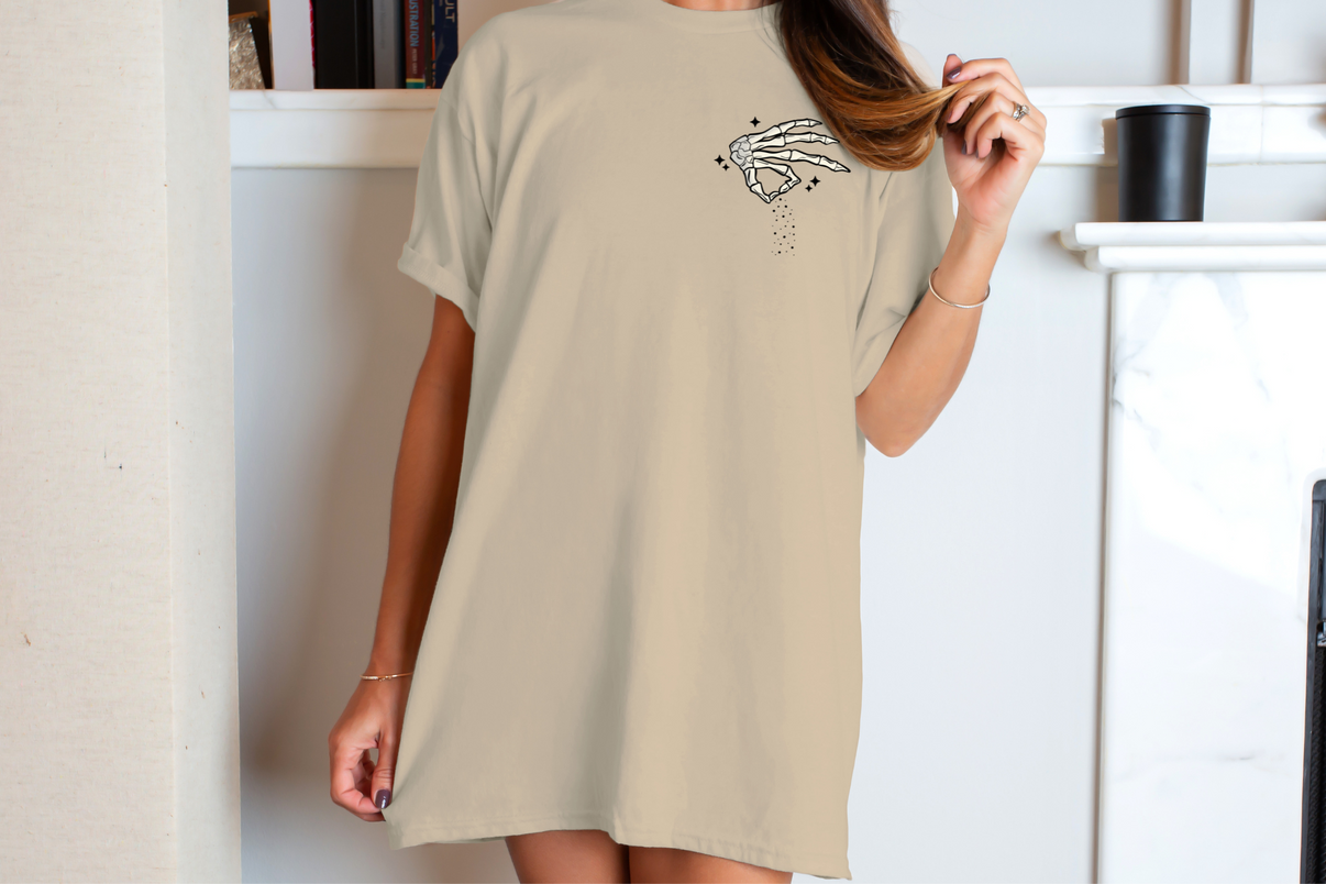 Skull hand salt drip-pocket – Earthline Customs