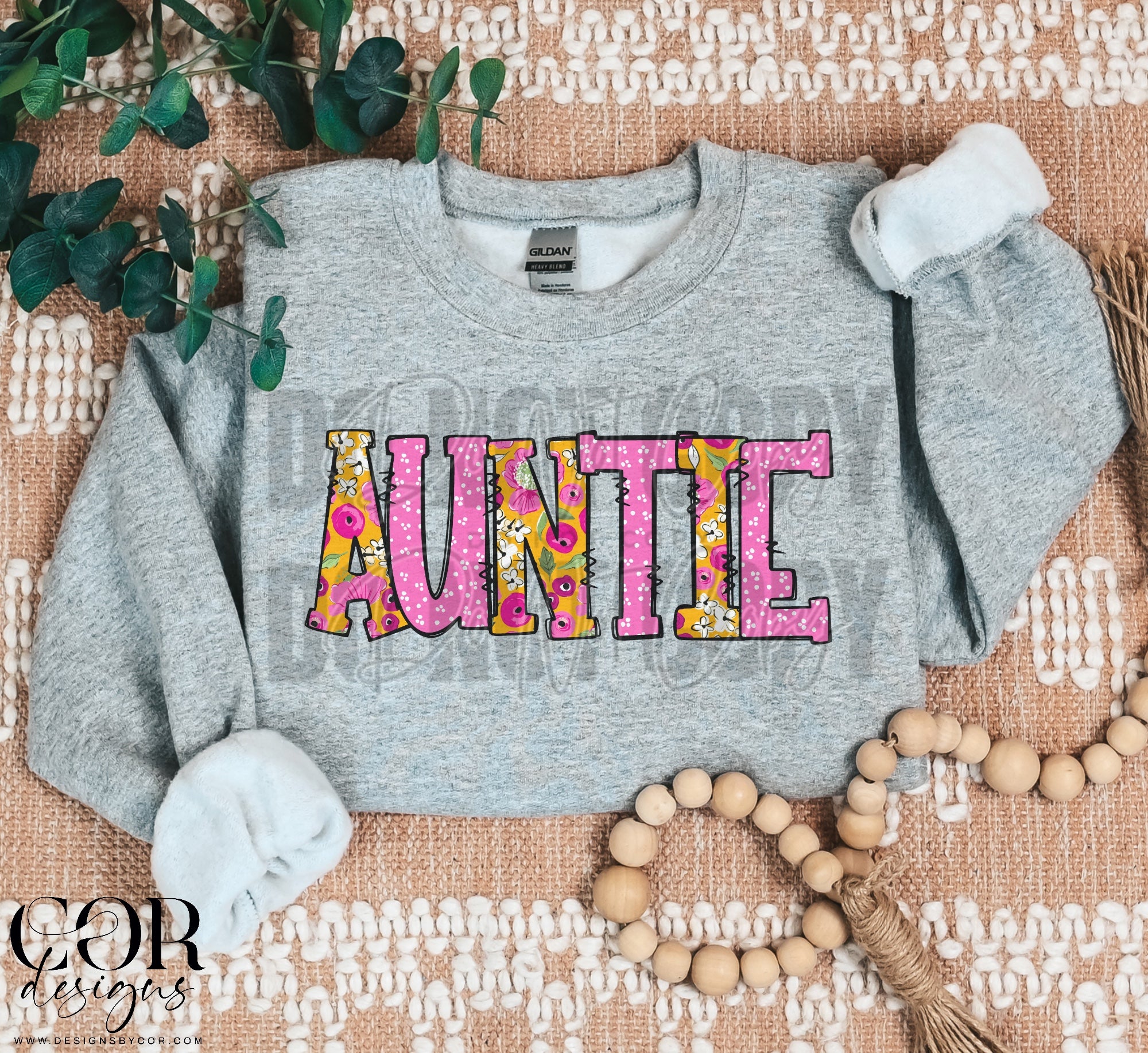 Auntie (Pink Floral) – Earthline Customs