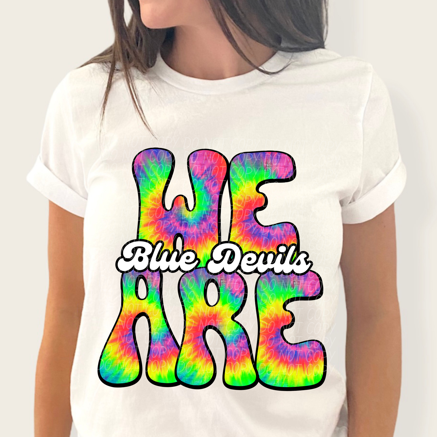 We are Blue Devils (tie-dye) – Earthline Customs