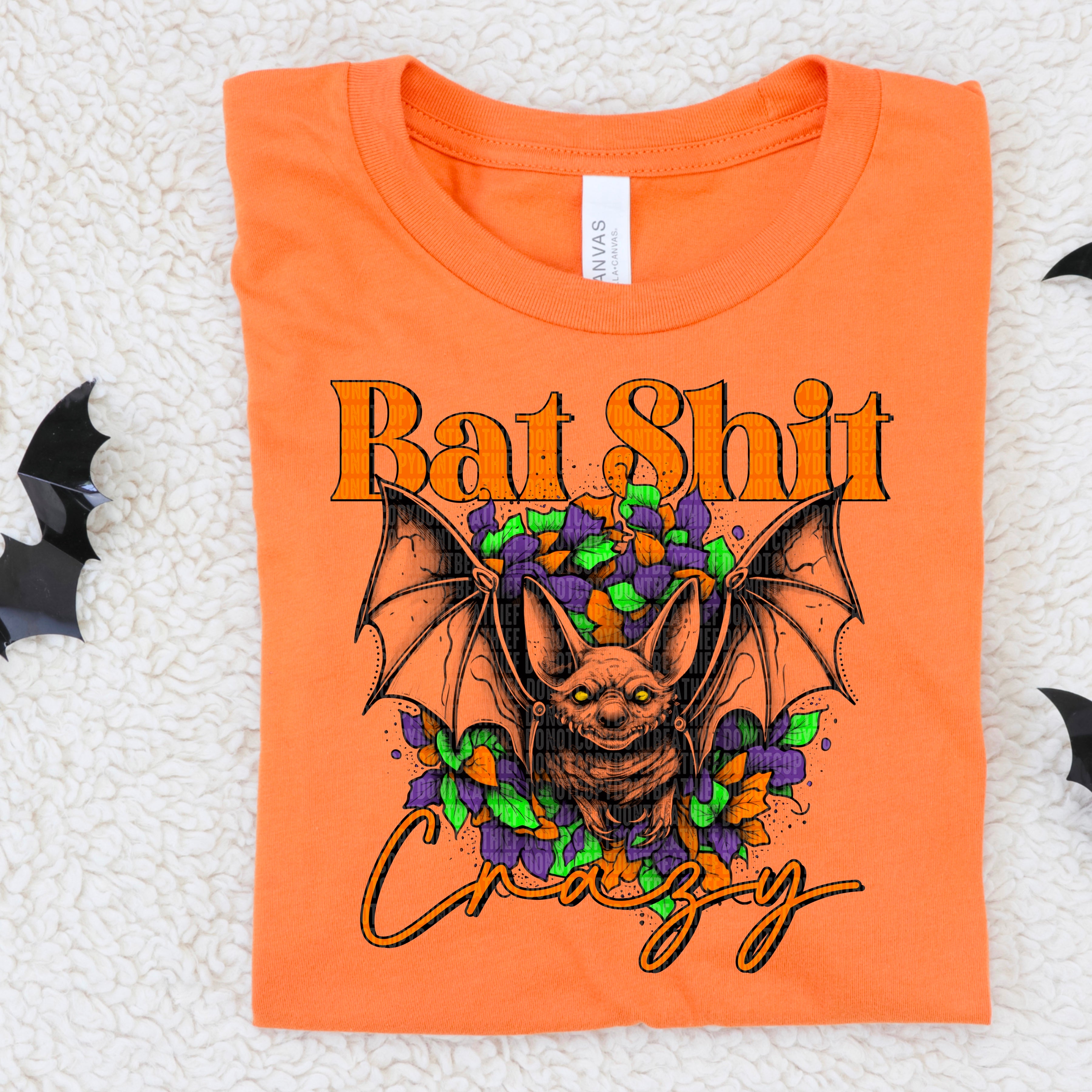 Bat Shit Crazy COLOR - DTF Transfer – Earthline Customs