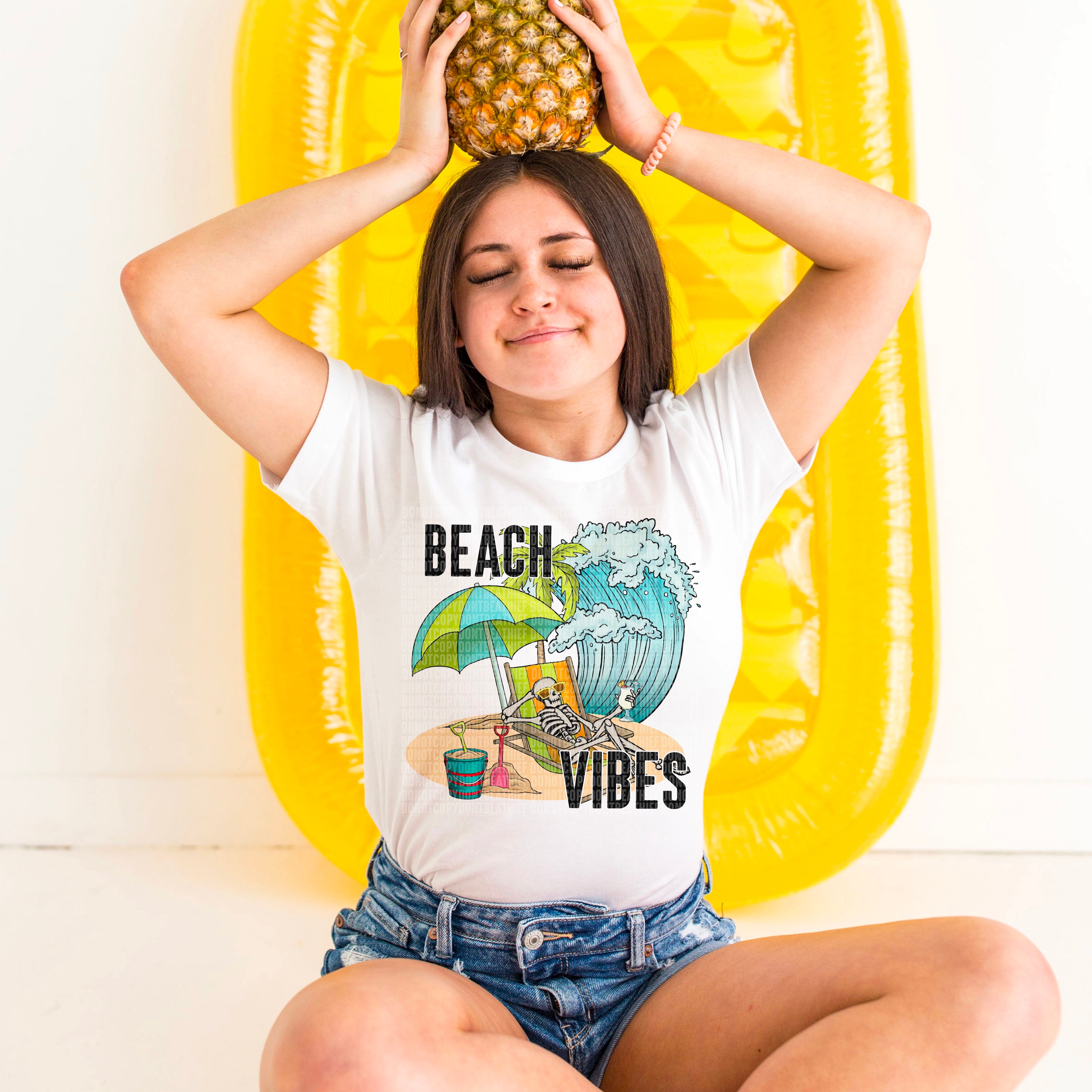 Beach Vibes Island- DTF Transfer – Earthline Customs