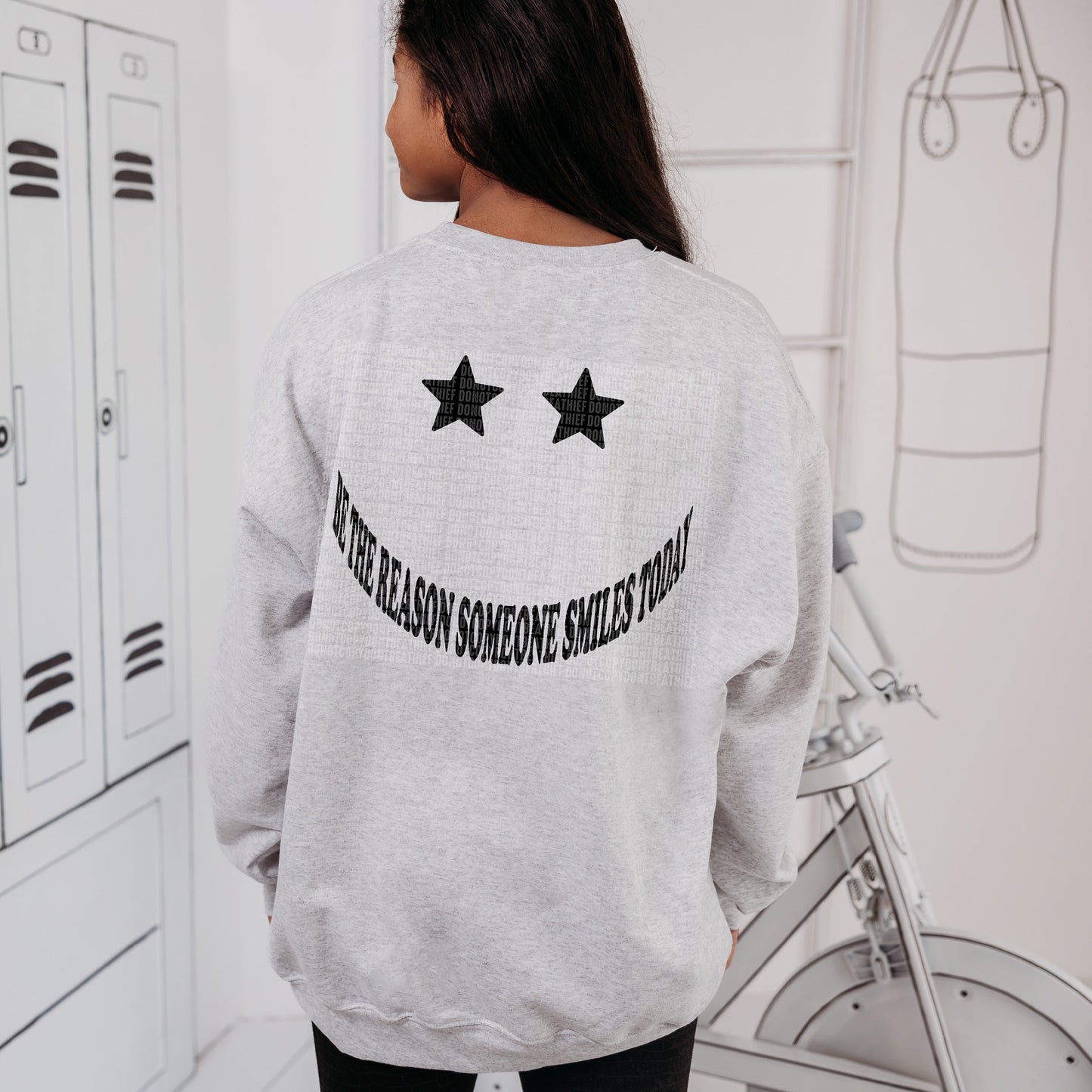 Be The Reason Someone Smiles POCKET- DTF Print – Earthline Customs