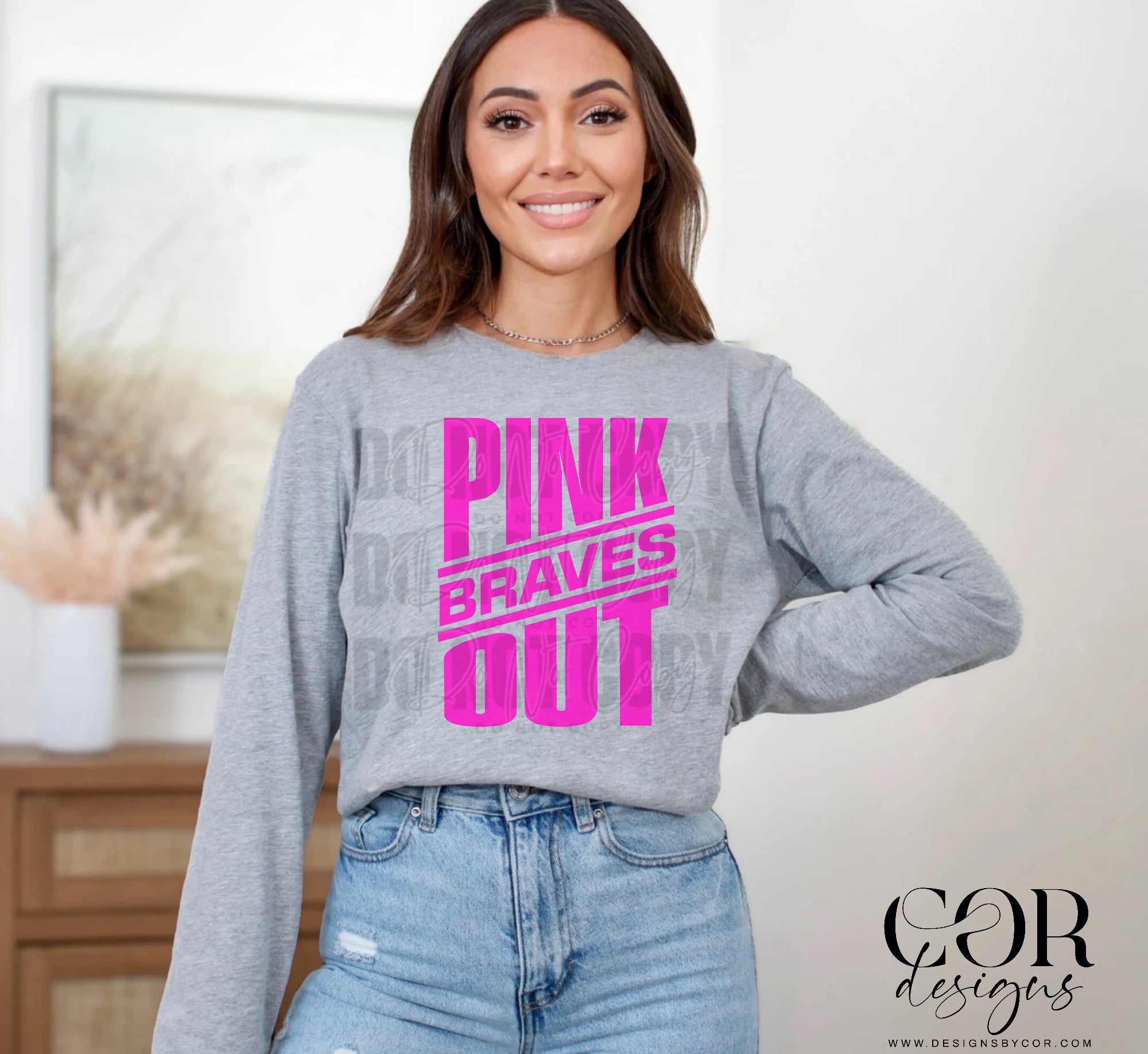 Braves Pink Out – Earthline Customs