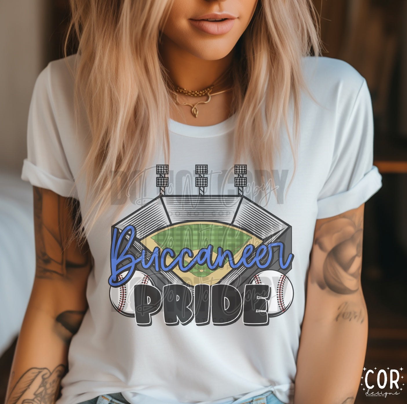 Buccaneer Pride Blue Baseball Stadium – Earthline Customs