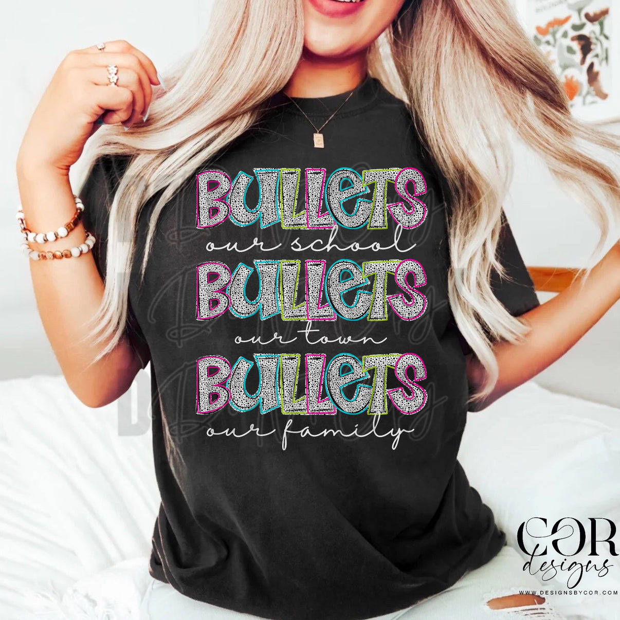 Bullets Our School Our Team Our Family – Earthline Customs