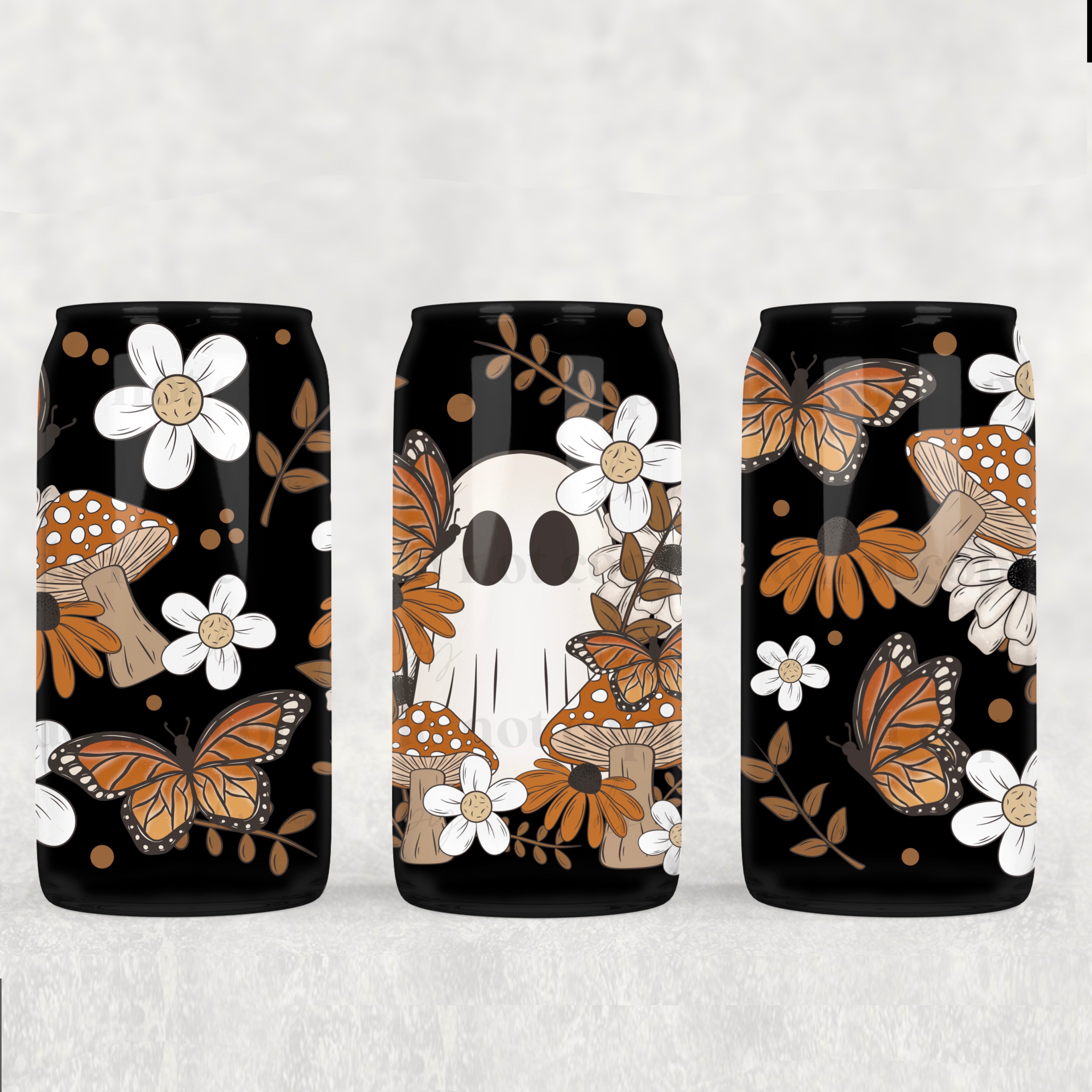 Cottagecore Fall Ghost White - UV Libby Wrap – Earthline Customs