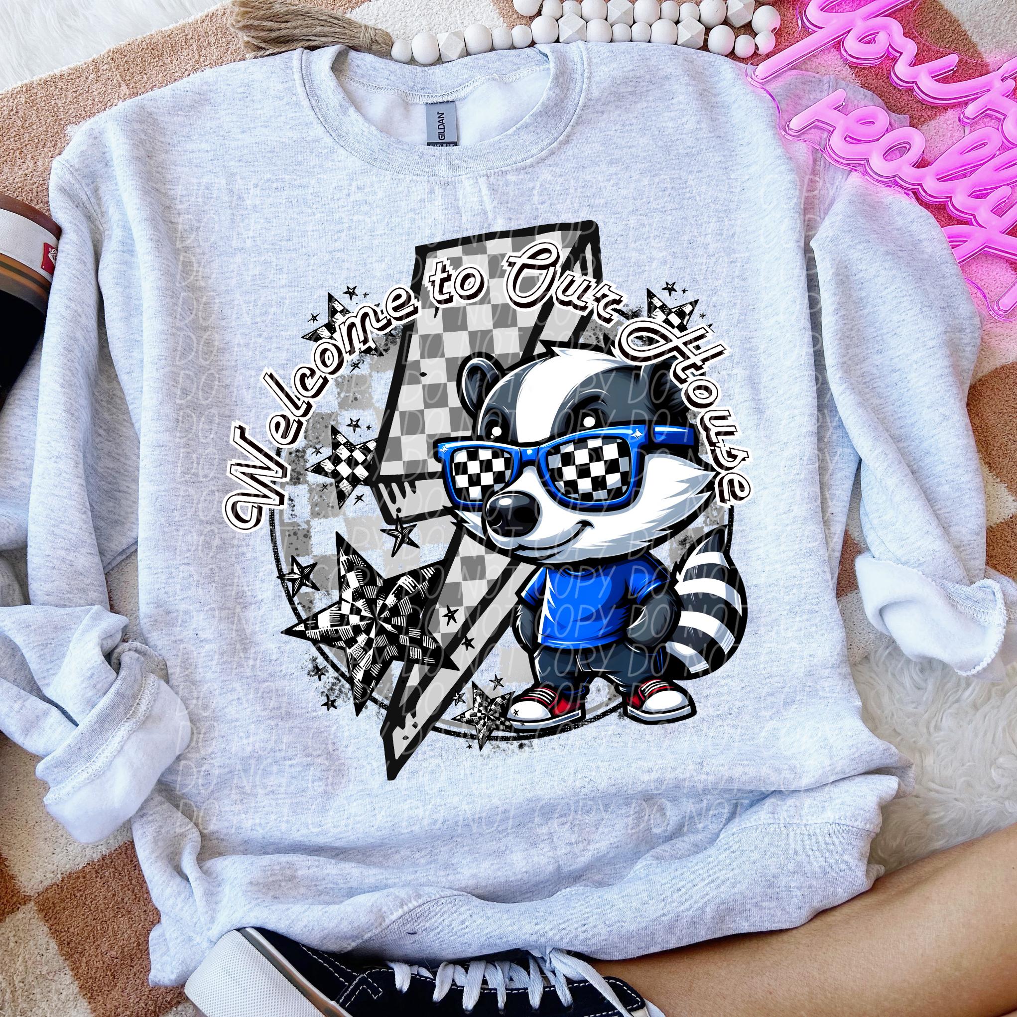 Welcome to our house badger (Checkered) – Earthline Customs