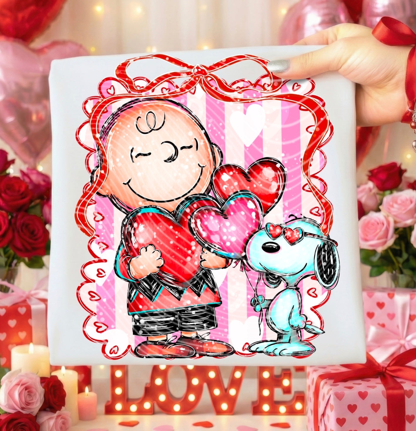 CHARLIE BROWN SNOOPY VALENTINE – Earthline Customs