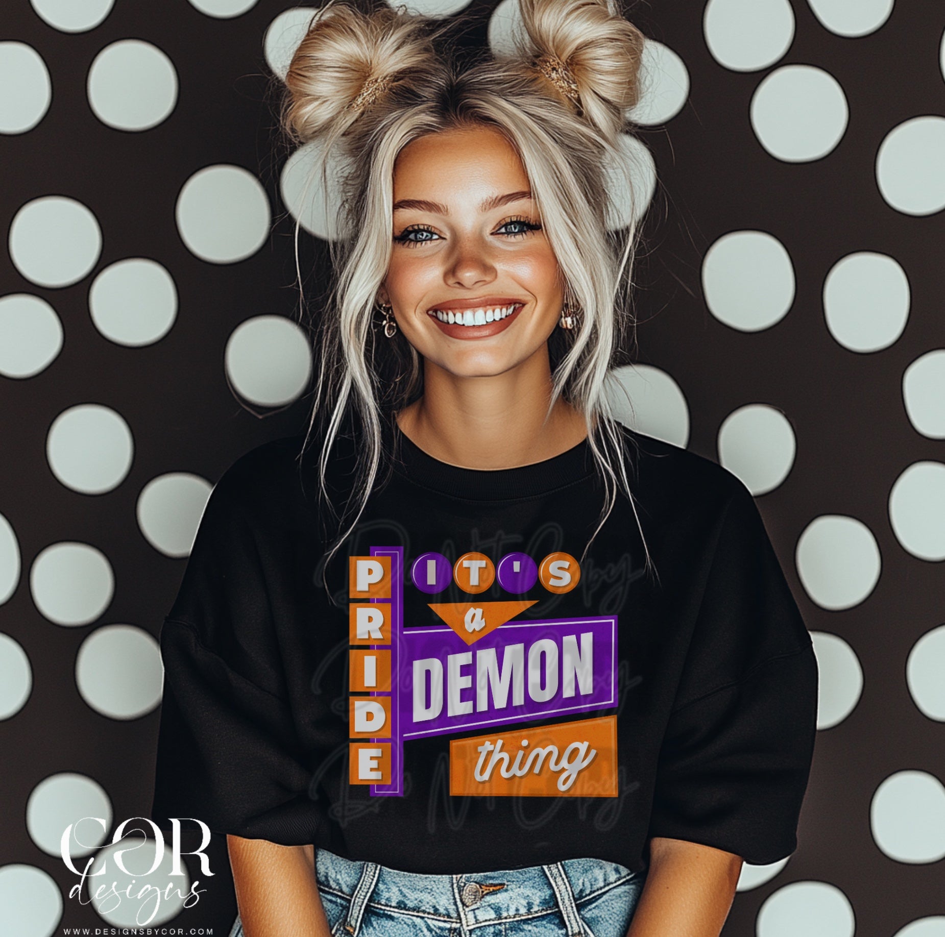 Its A Demon Pride Thing Purple And Orange – Earthline Customs