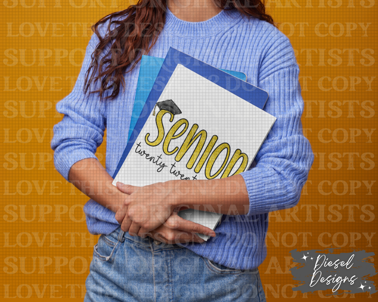 Senior-Gold Glitter – Earthline Customs