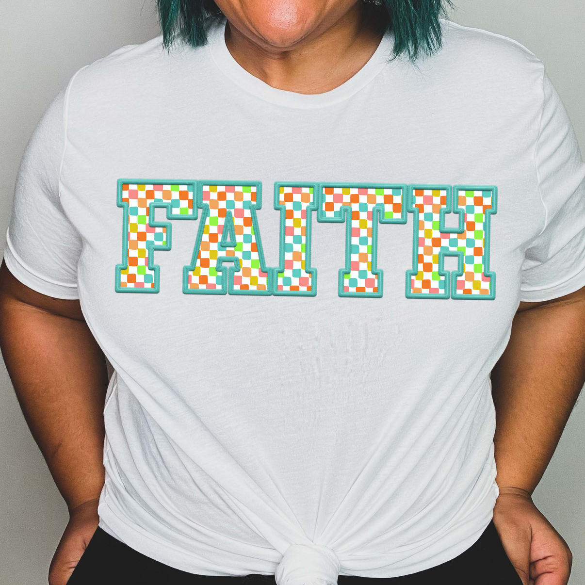 Checkered Faith (Green) – Earthline Customs