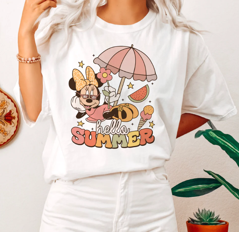 Hello Summer Minnie Mouse – Earthline Customs