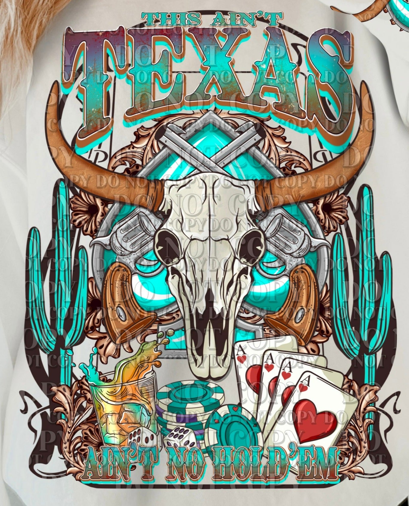 This Ain't Texas-Ain't No Hold 'Em-NO FRAME – Earthline Customs