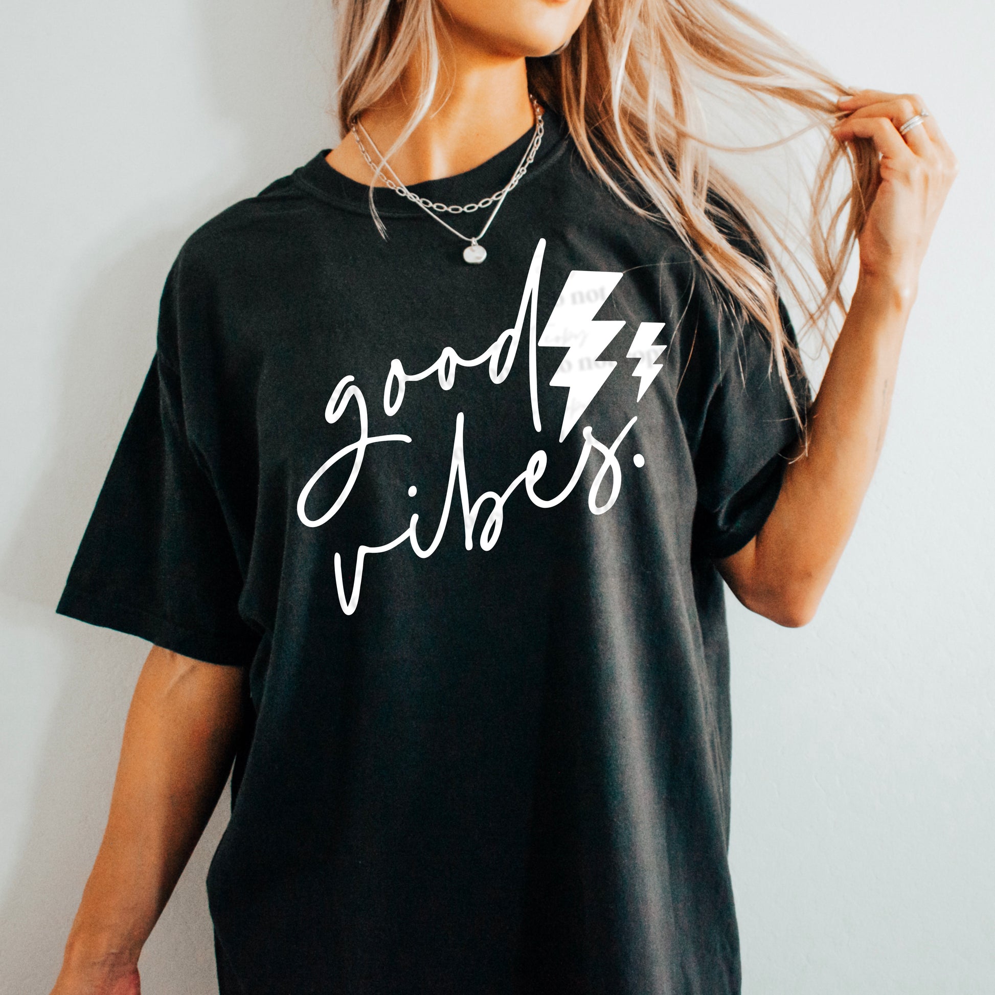 GOOD VIBES BOLT WHITE – Earthline Customs